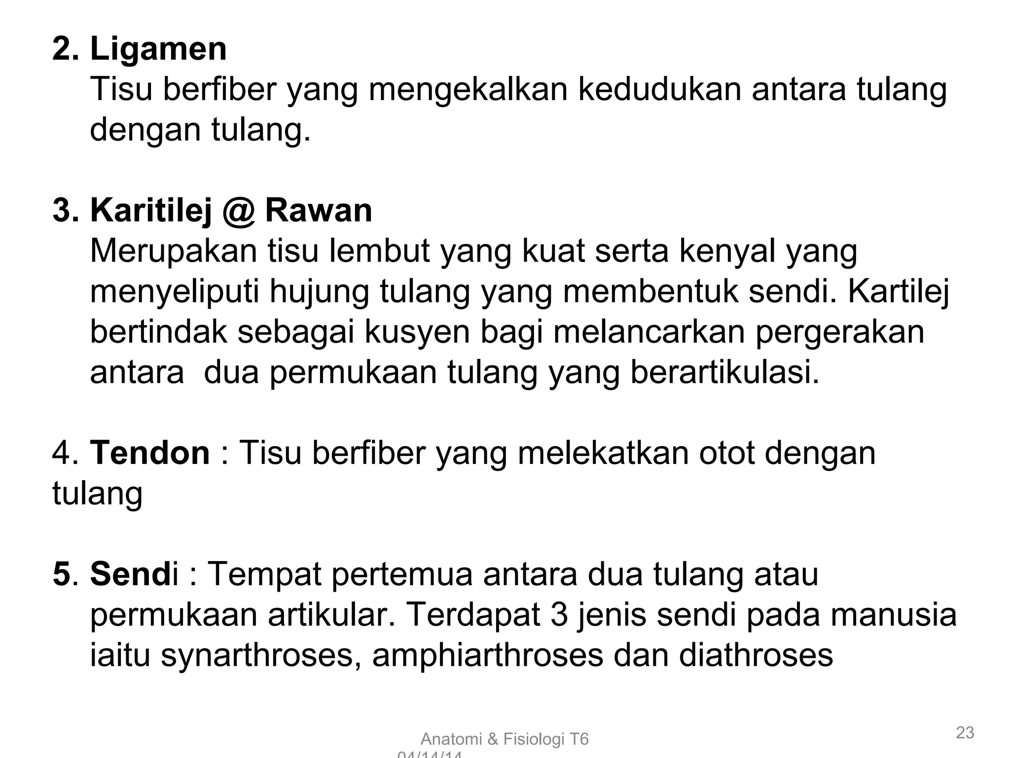 Sains Sukan STPM: Anatomi & Fisiologi | PPT