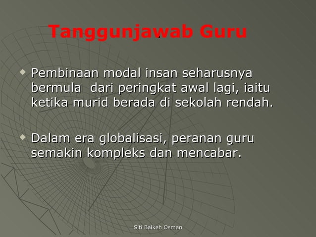 Tajuk 5 peranan guru sr | PPT