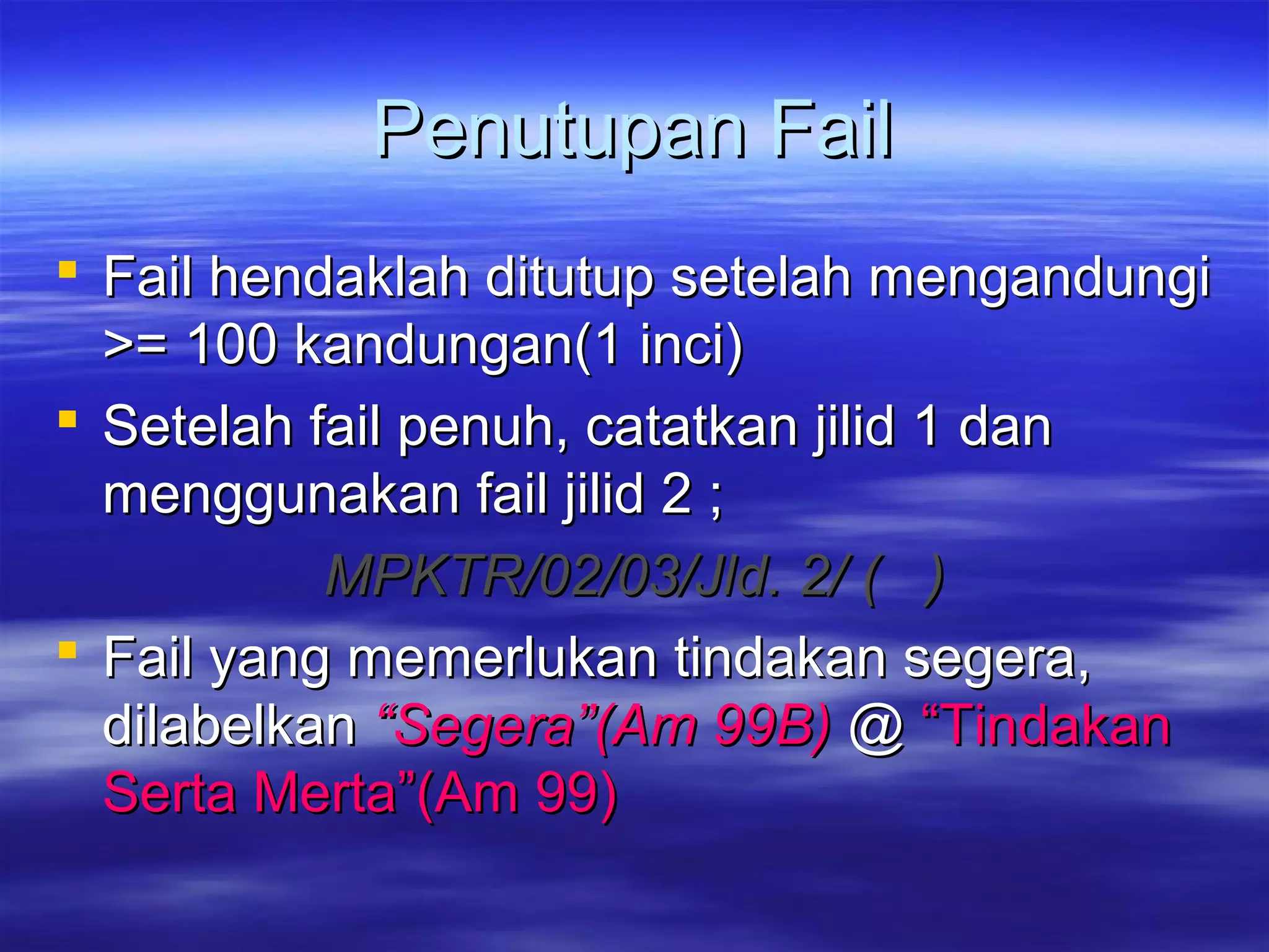 Tajuk 5 Sistem Fail dan Surat Menyurat | PPT