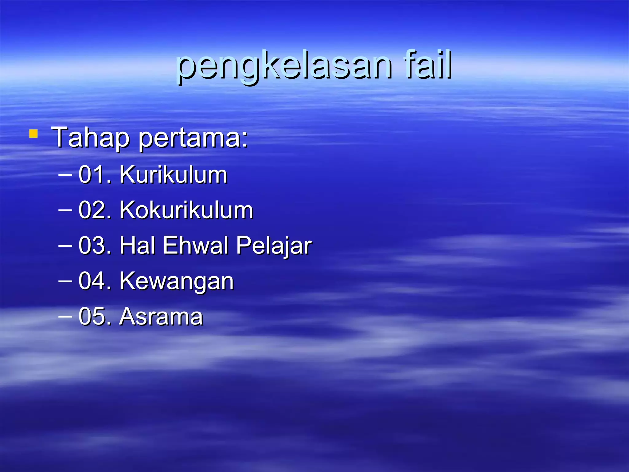Tajuk 5 Sistem Fail dan Surat Menyurat | PPT