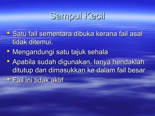 Tajuk 5 Sistem Fail dan Surat Menyurat | PPT