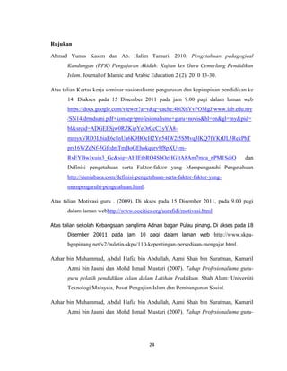 PROFESIONALISME GURU NOVIS DALAM PENGAJARAN DAN PEMBELAJARAN (P&P) | DOCX