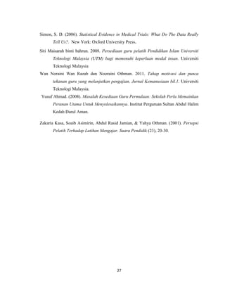 PROFESIONALISME GURU NOVIS DALAM PENGAJARAN DAN PEMBELAJARAN (P&P) | DOCX