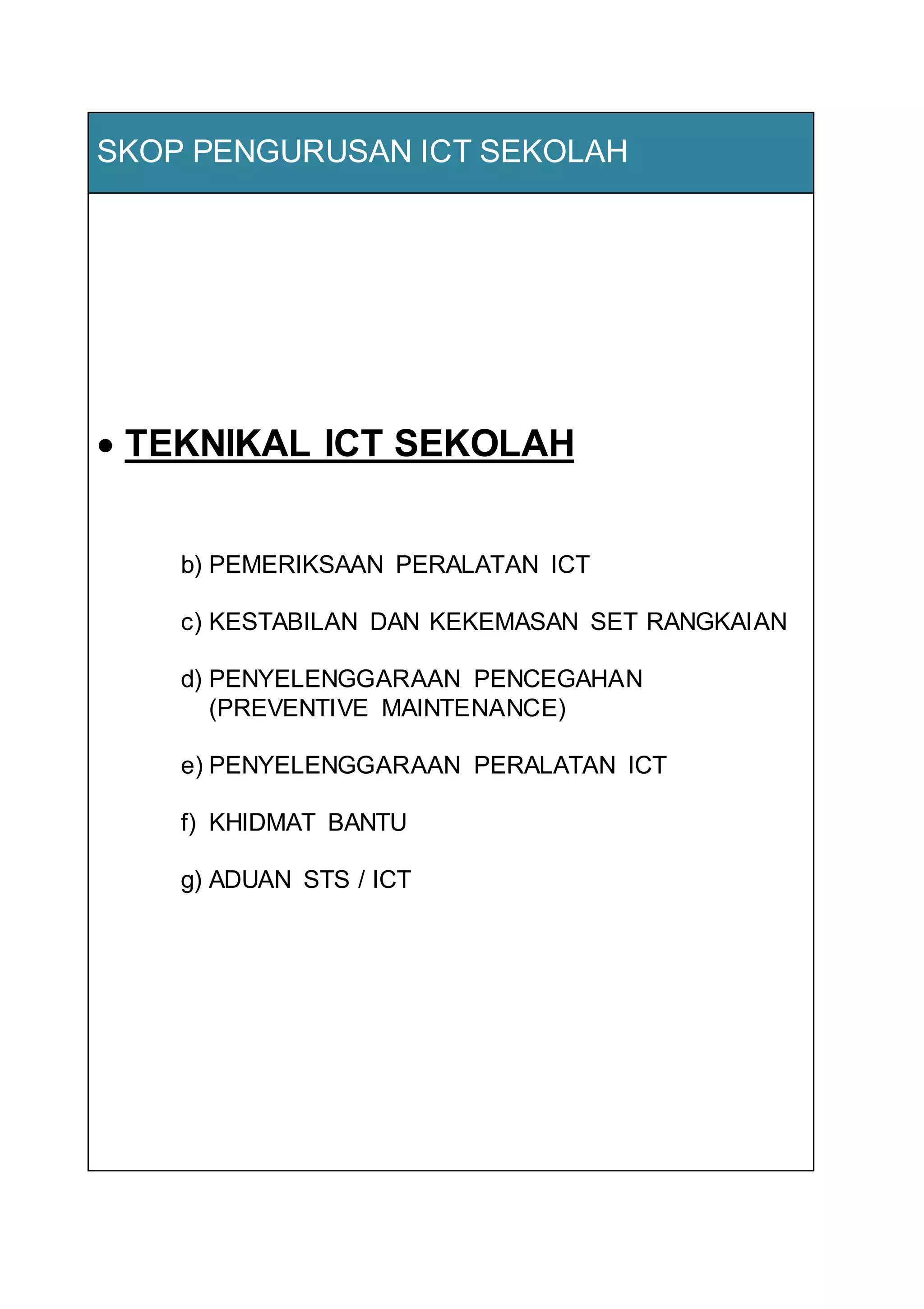 Tajuk fail pengurusan_ict | PDF