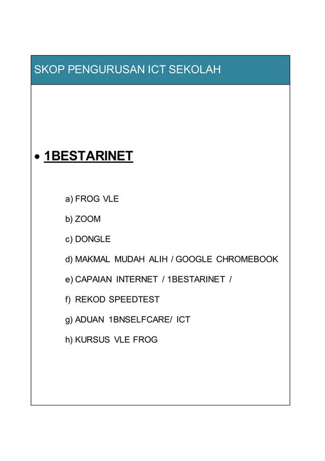 Tajuk fail pengurusan_ict | PDF