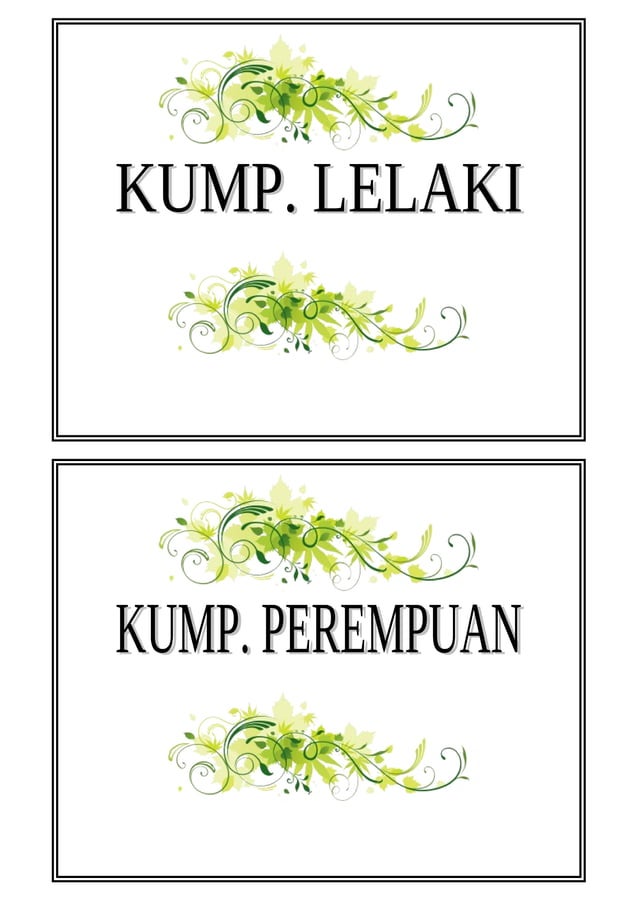 Tajuk kecil fail | DOC