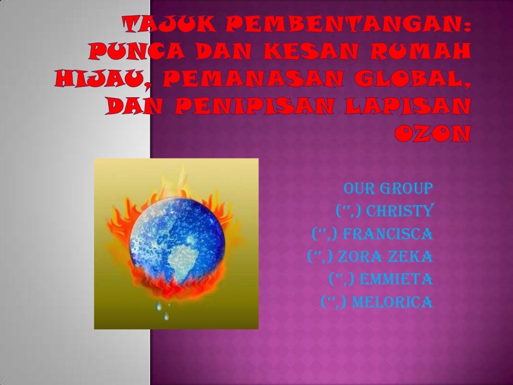 Punca Dan Kesan Rumah Hijau Pemanasan Global Dan
