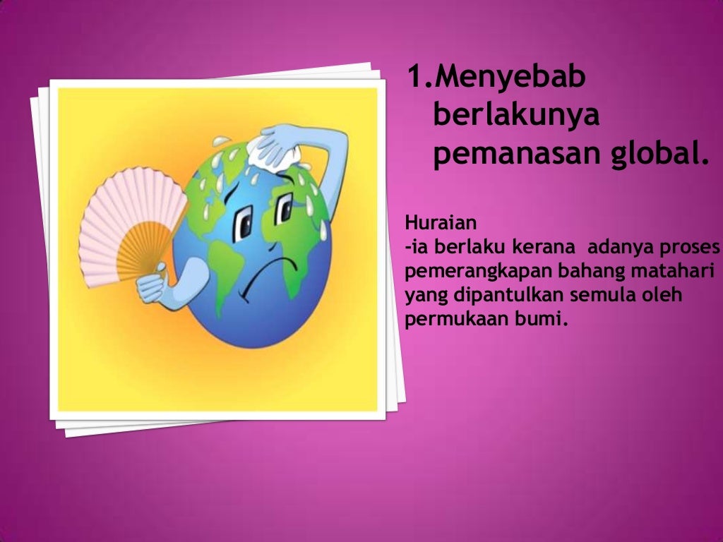 Punca Dan Kesan Rumah Hijau Pemanasan Global Dan