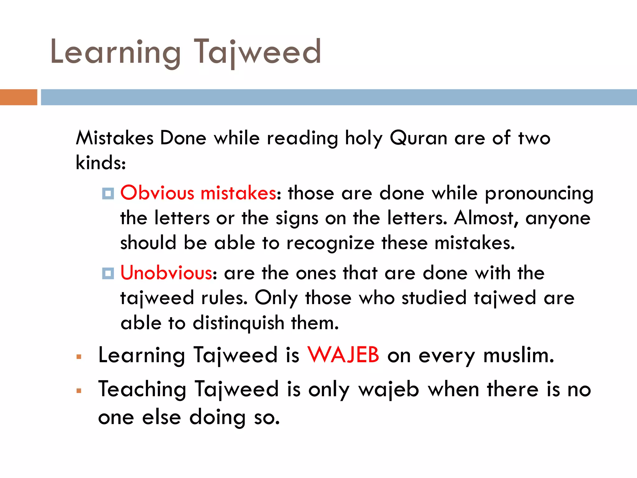 Tajweed lessons-points ofarticulation-english | PDF