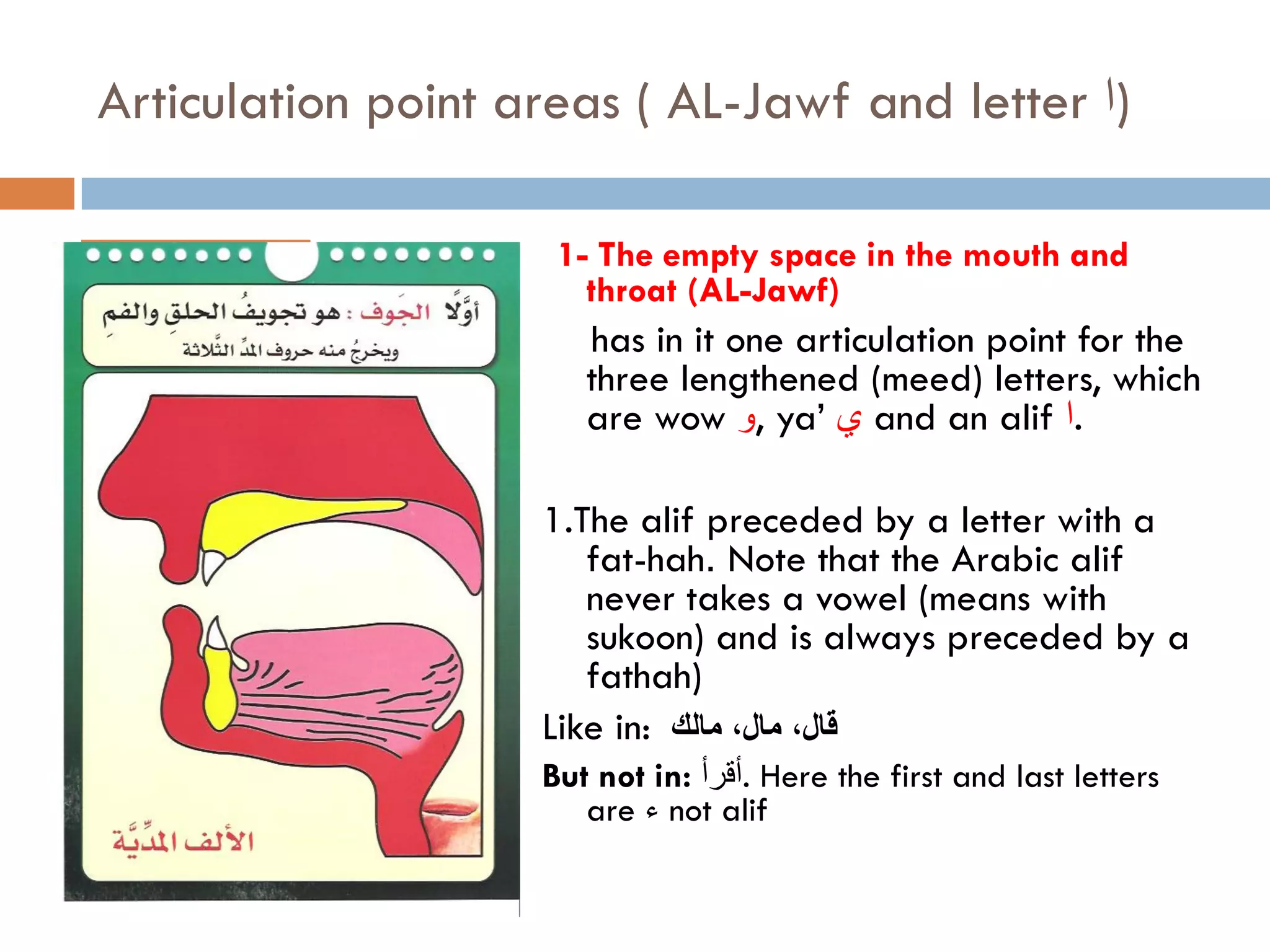 Tajweed lessons-points ofarticulation-english | PDF