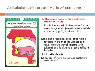 Tajweed lessons-points ofarticulation-english | PDF