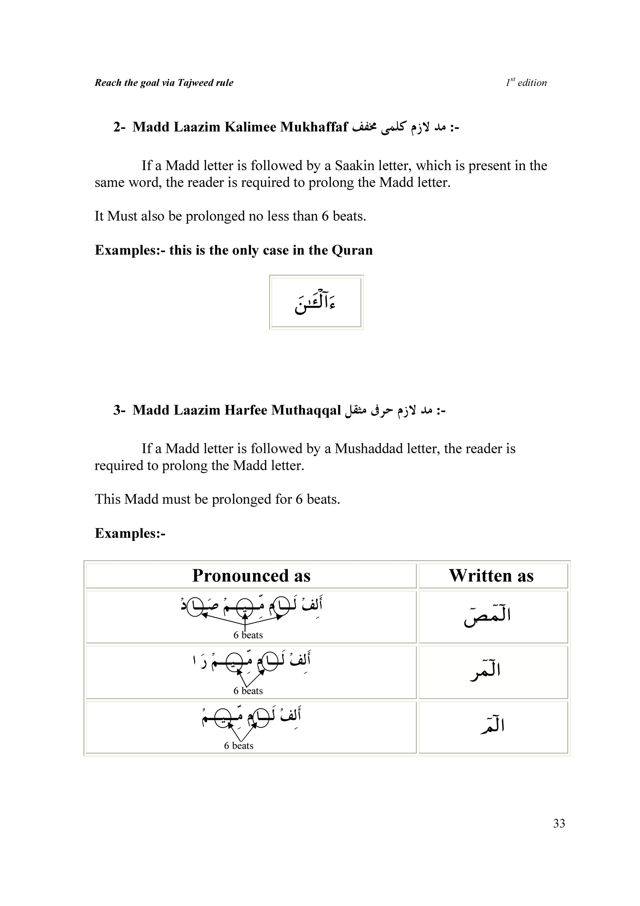 Quran Tajweed Course for Kids & Elders | PDF