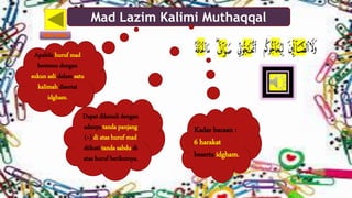 Tajwid hukum mad | PPSX