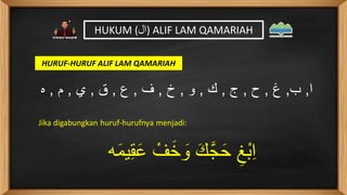 ALIF LAM SHAMSIYYAH & ALIF LAM QAMARIYYAH (Tajwid Tingkatan 1 KSSM) | PDF
