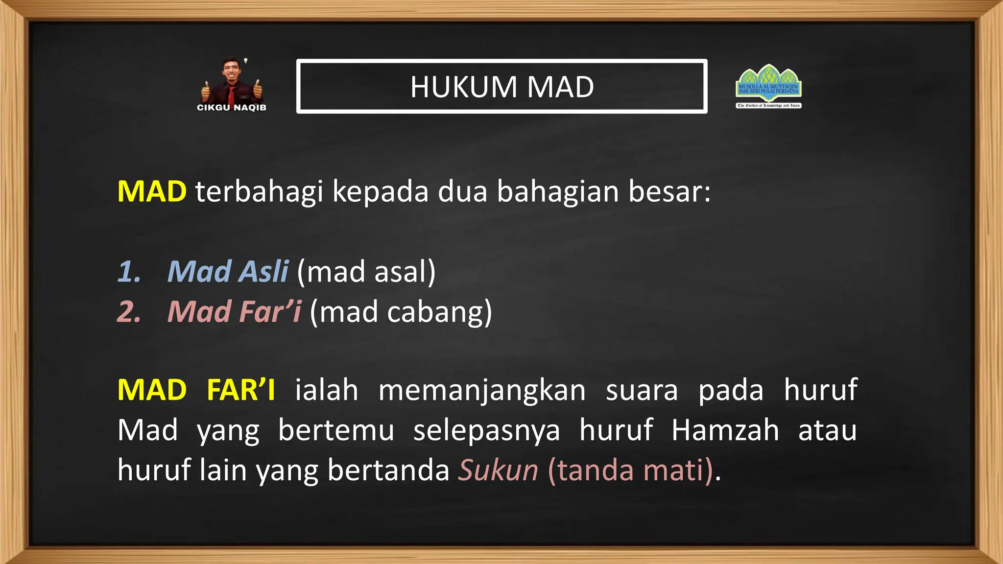 HUKUM MAD (Tajwid Tingkatan 3 KSSM) Pend. Islam | PDF