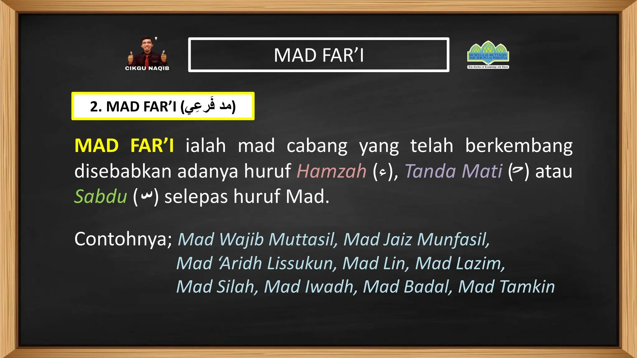 HUKUM MAD (Tajwid Tingkatan 3 KSSM) Pend. Islam | PDF