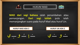 HUKUM MAD (Tajwid Tingkatan 3 KSSM) Pend. Islam | PDF