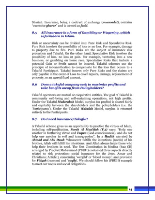 Takaful guide SCEP Pakistan || Australian Islamic Library || www ...