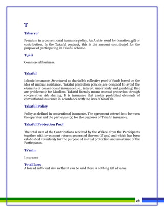 Takaful guide SCEP Pakistan || Australian Islamic Library || www ...