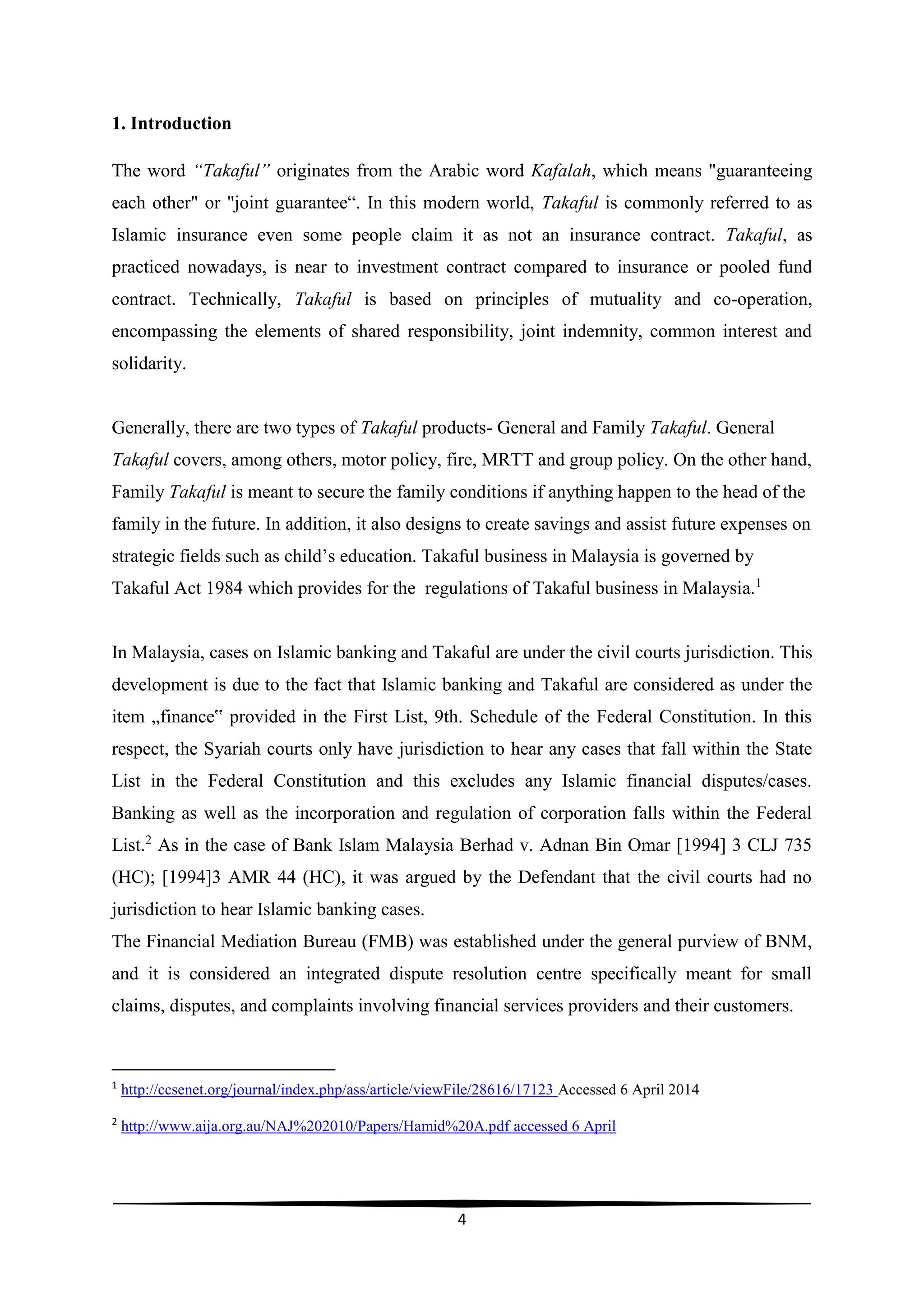 Islamic Banking and Takaful in Malaysia | PDF