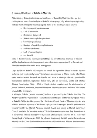 Islamic Banking and Takaful in Malaysia | PDF