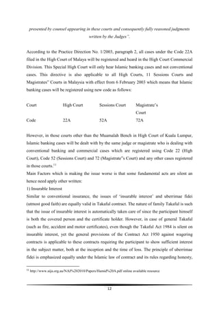 Islamic Banking and Takaful in Malaysia | PDF