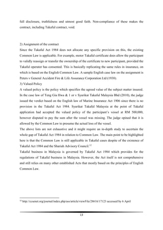 Islamic Banking and Takaful in Malaysia | PDF