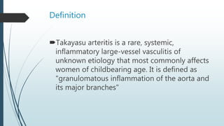 Takayasu arteritis –anatomy, classification physical examination | PPTX ...