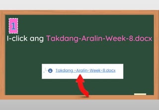 Takdang aralin | PDF