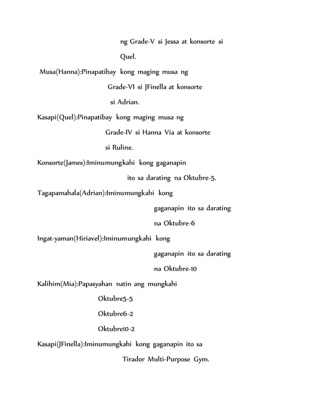 Takdang aralin sa filipino | PDF