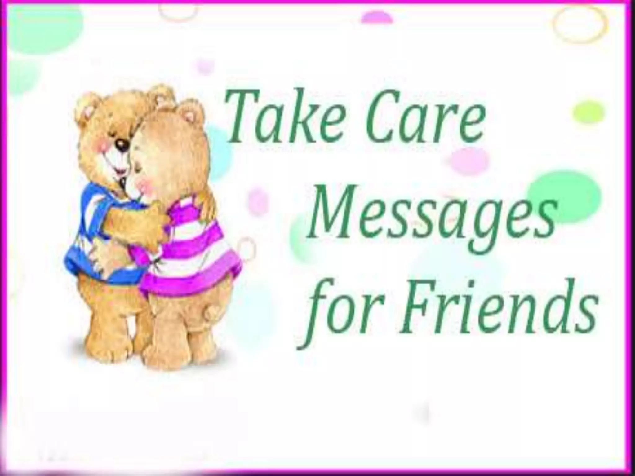 Romantic Take Care Messages | PPTX