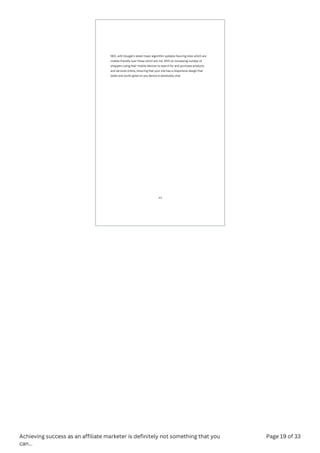 6 Figure Affiliate Markiting Blueprint | PDF