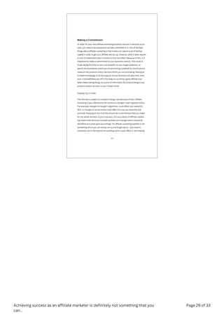 6 Figure Affiliate Markiting Blueprint | PDF