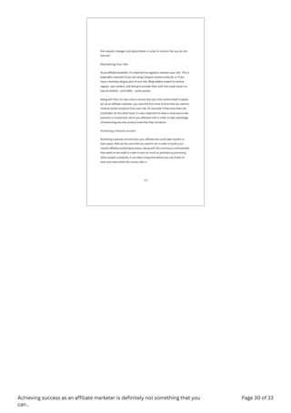 6 Figure Affiliate Markiting Blueprint | PDF