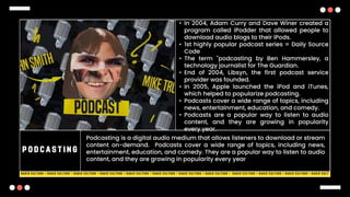 Radio Culture Report | PPTX | Talk Show | Genres