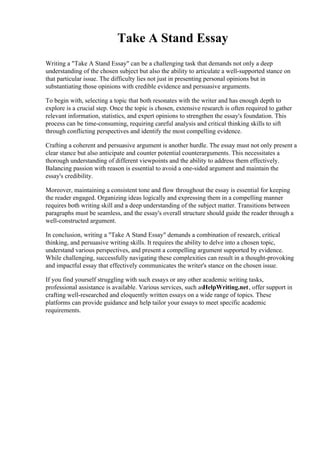 Take A Stand Essay.pdf