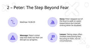 TAKE A STEP - A JOURNEY OF ACTION AND FAITH | PPTX
