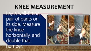 Take body measurements (men's apparel) | PPTX