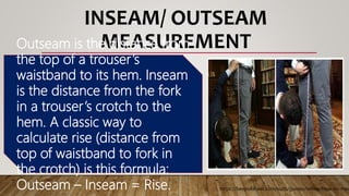 Take body measurements (men's apparel) | PPTX