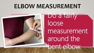 Take body measurements (women's apparel) | PPTX