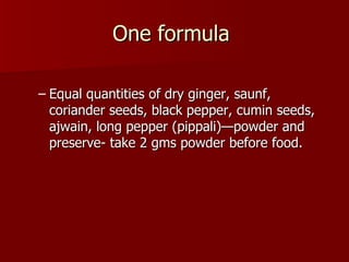 Take Care Of Your Digestive System Using Ayurveda | PPT