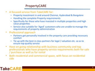 Take care property care | PPT