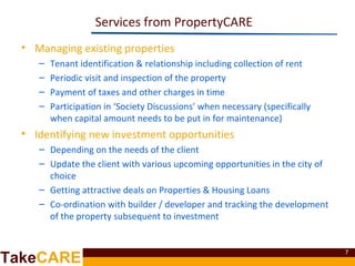 Take care property care | PPT