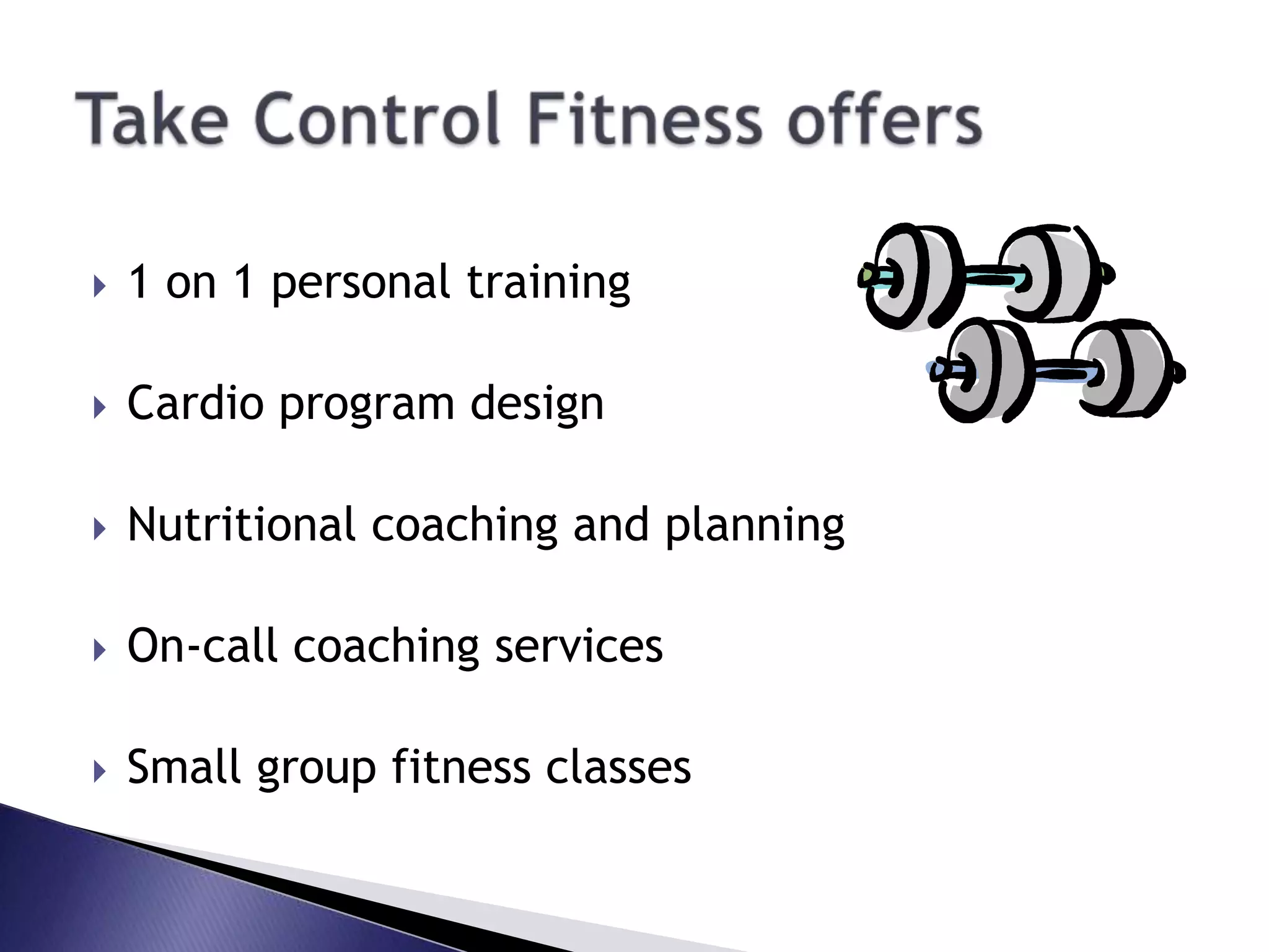 Take Control Fitness | PPTX | Fitness and Exercise | Healthy Living