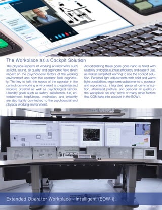 Welcome to the future Control Room Working Environment | PDF