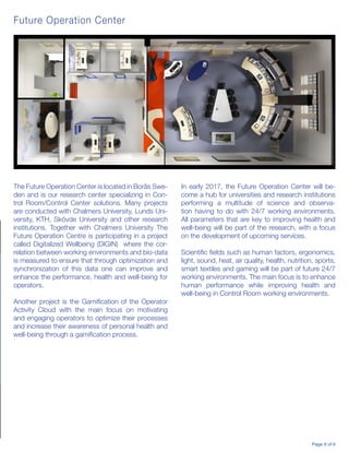 Welcome to the future Control Room Working Environment | PDF