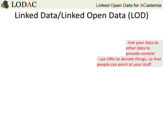 Introduction of Linked Data for Science | PPTX | Databases | Computer Software and Applications