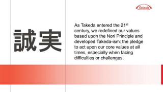 Slide show of Takeda's history | PPTX