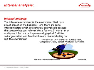 Stakeholder theory & external & internal analysis | PPTX