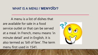 Take Food and Beverage Orders Module 4.pptx